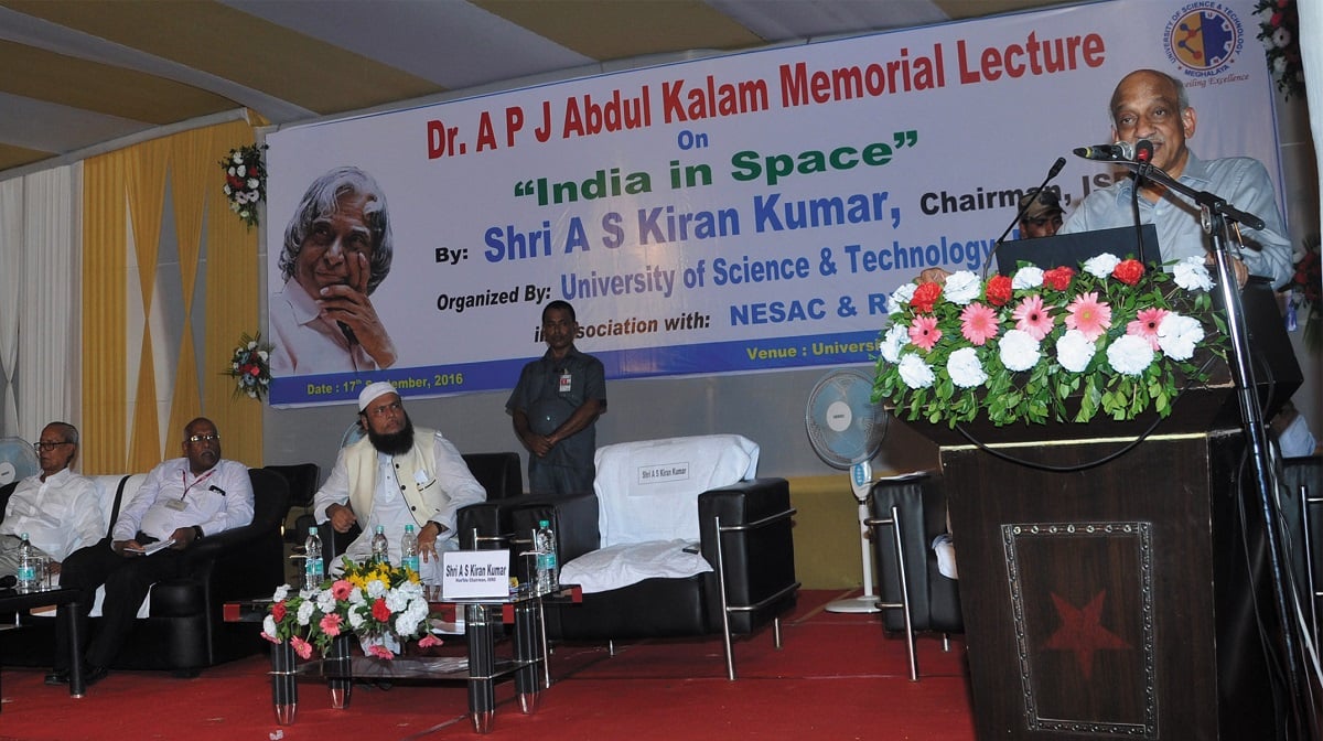 Shri A. S. Kiran Kumar, ISRO Chairman – USTM