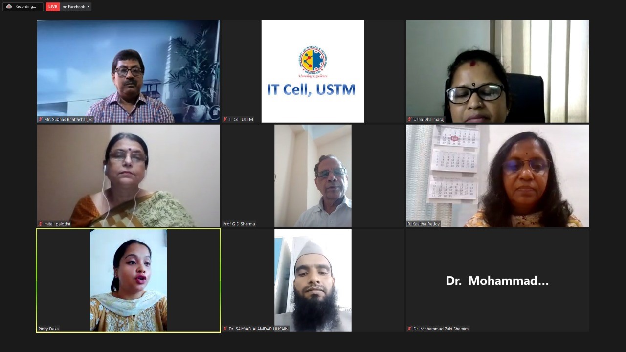 Webinar on Celebration of ”National Nutrition Month 2021” – USTM